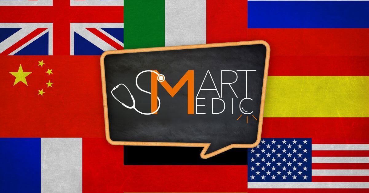 SmartMedic Company - choose the language.